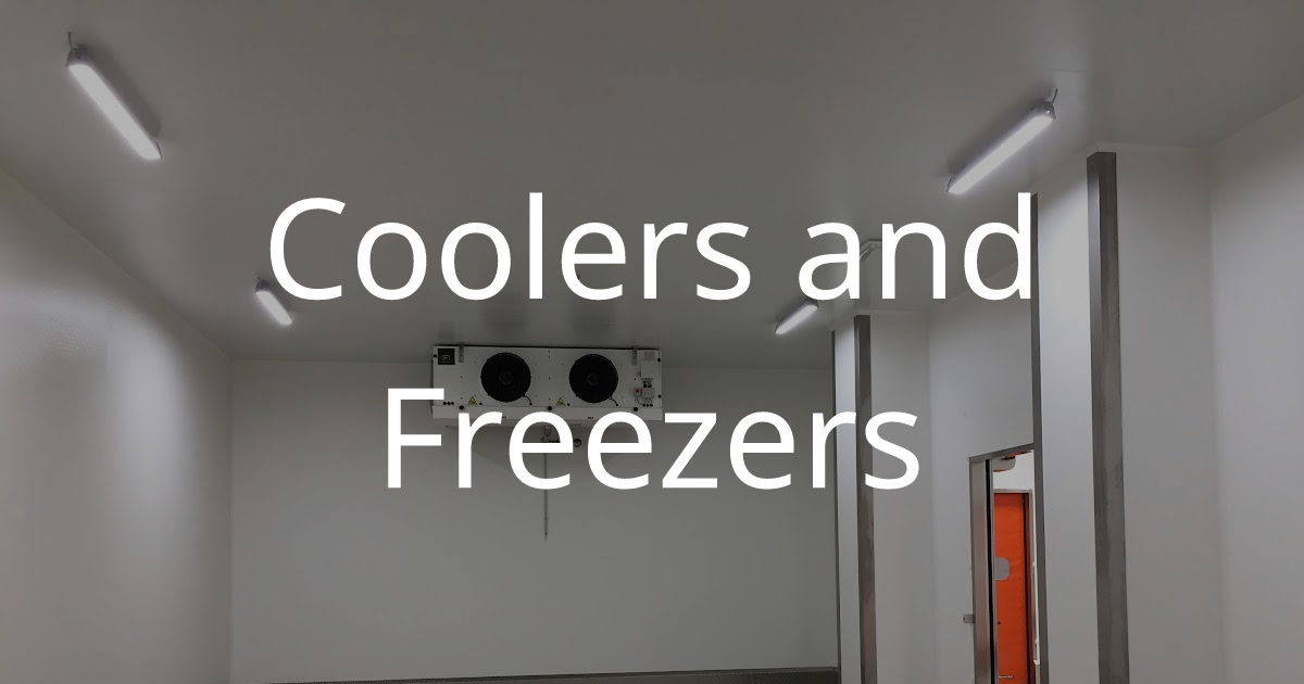 Coolers and Freezers: definition and guidelines