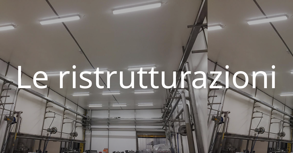 Renovation of food facility walls | Pannelli Termici Srl